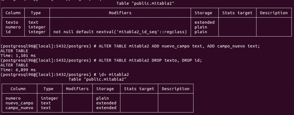 Comandos PostgreSQL; alter - TodoPostgreSQL