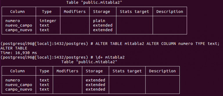 Comandos PostgreSQL; alter - TodoPostgreSQL