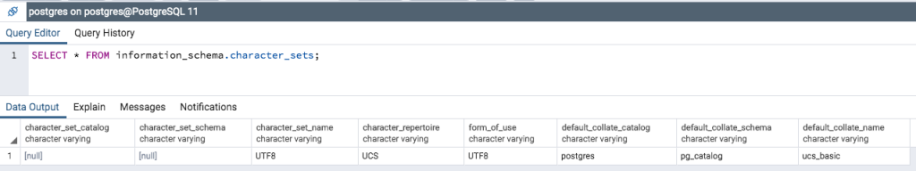 Cómo averiguar y establecer el encoding en Postgres - TodoPostgreSQL